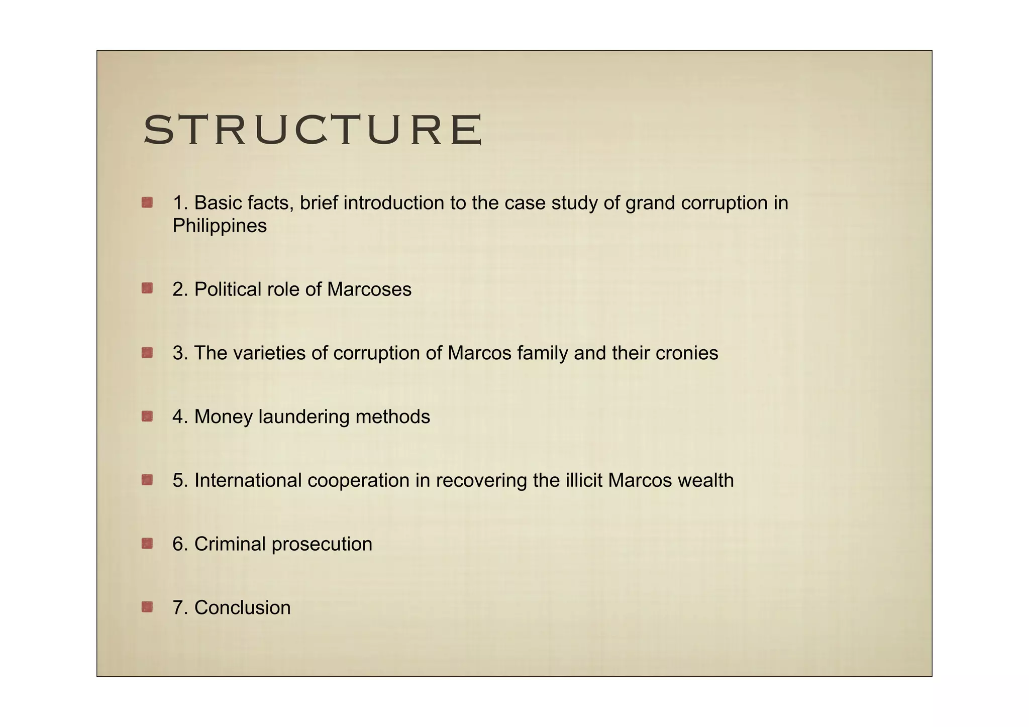The Marcos Cleptocracy - crony capitalism, money laundering and ...