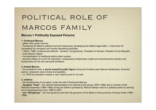 The Marcos Cleptocracy - crony capitalism, money laundering and ...