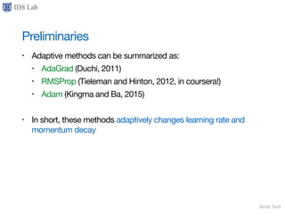 The marginal value of adaptive gradient methods in machine learning | PPT