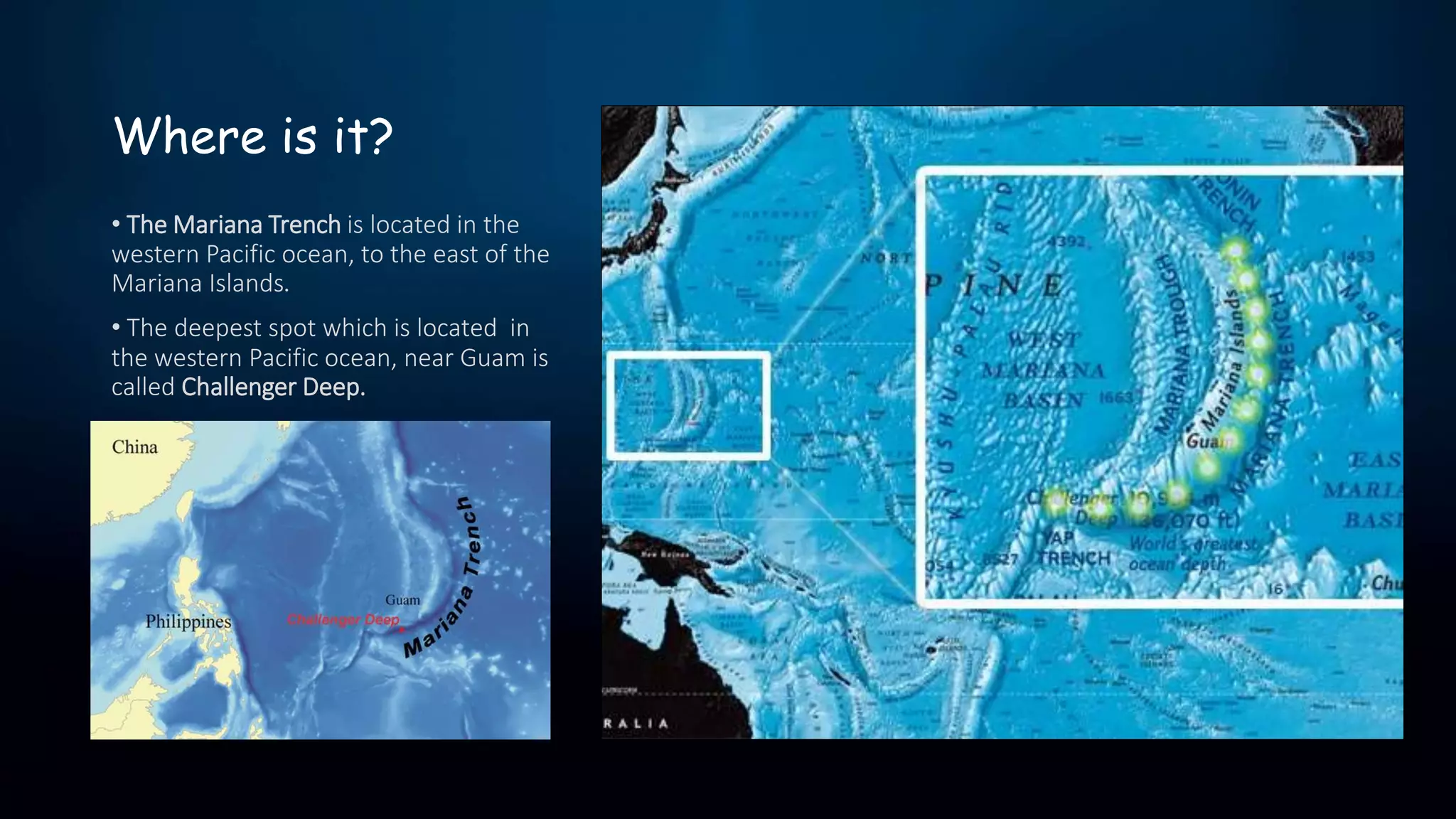 The mariana trench | PPTX