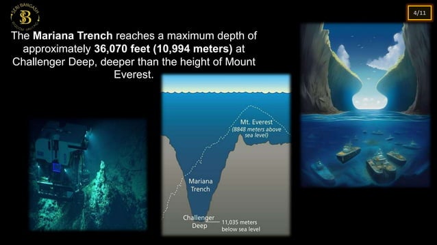 The Mariana Trench remarkable geological features on Earth.pptx