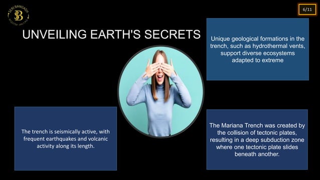 The Mariana Trench remarkable geological features on Earth.pptx