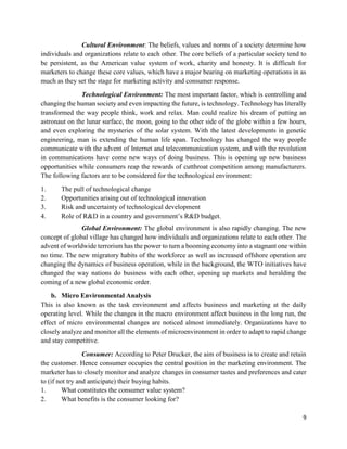 The marketing environment and the marketing information system | PDF