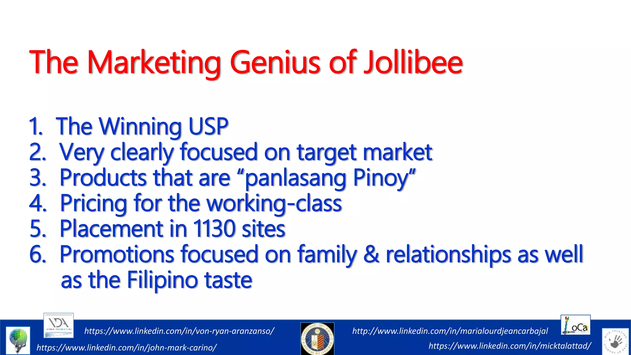 The Marketing Genius of Jollibee | PPTX
