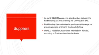 The Marketing in UNIQLO | PPTX