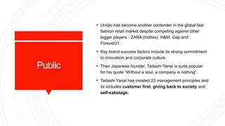 The Marketing in UNIQLO | PPTX