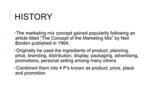 Marketing Mix: Starbucks | PPTX