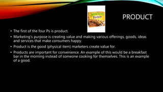 The marketing mix (4p) | PPTX