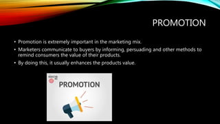 The marketing mix (4p) | PPTX