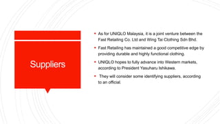 The Marketing in UNIQLO edited | PPTX