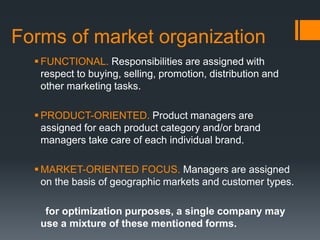 The marketing organization | PPTX