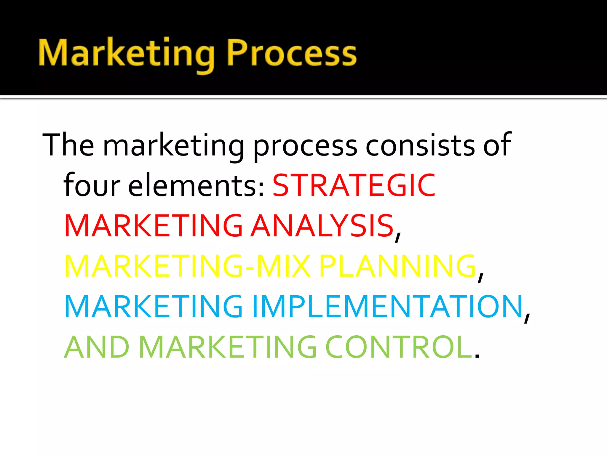 The marketing process | PPTX