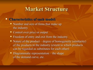 The market structure | PPT