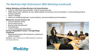 The Markistry High Performance ABM Workshop | PDF