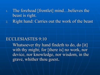 The Mark Of The Beast Or The Seal Of God | PPT