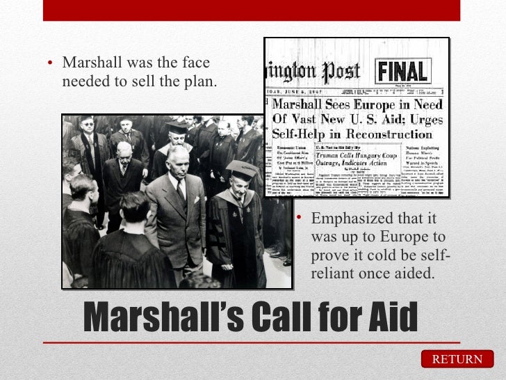 An Overview of the Marshall Plan (the Long Version)