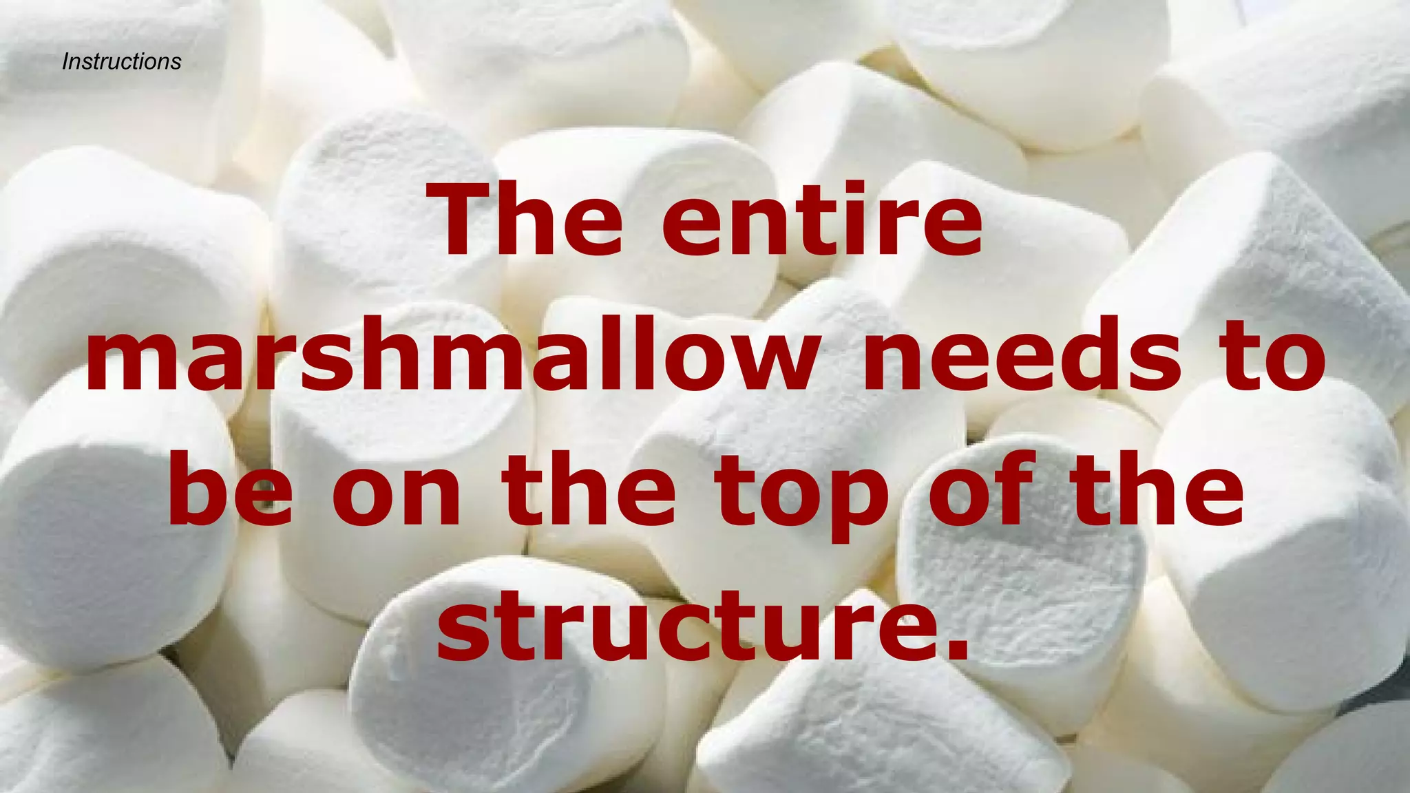 The marshmallow challenge | PDF