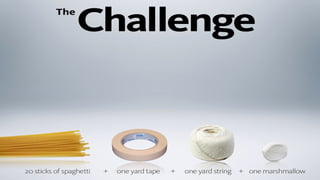 The marshmallow challenge | PDF