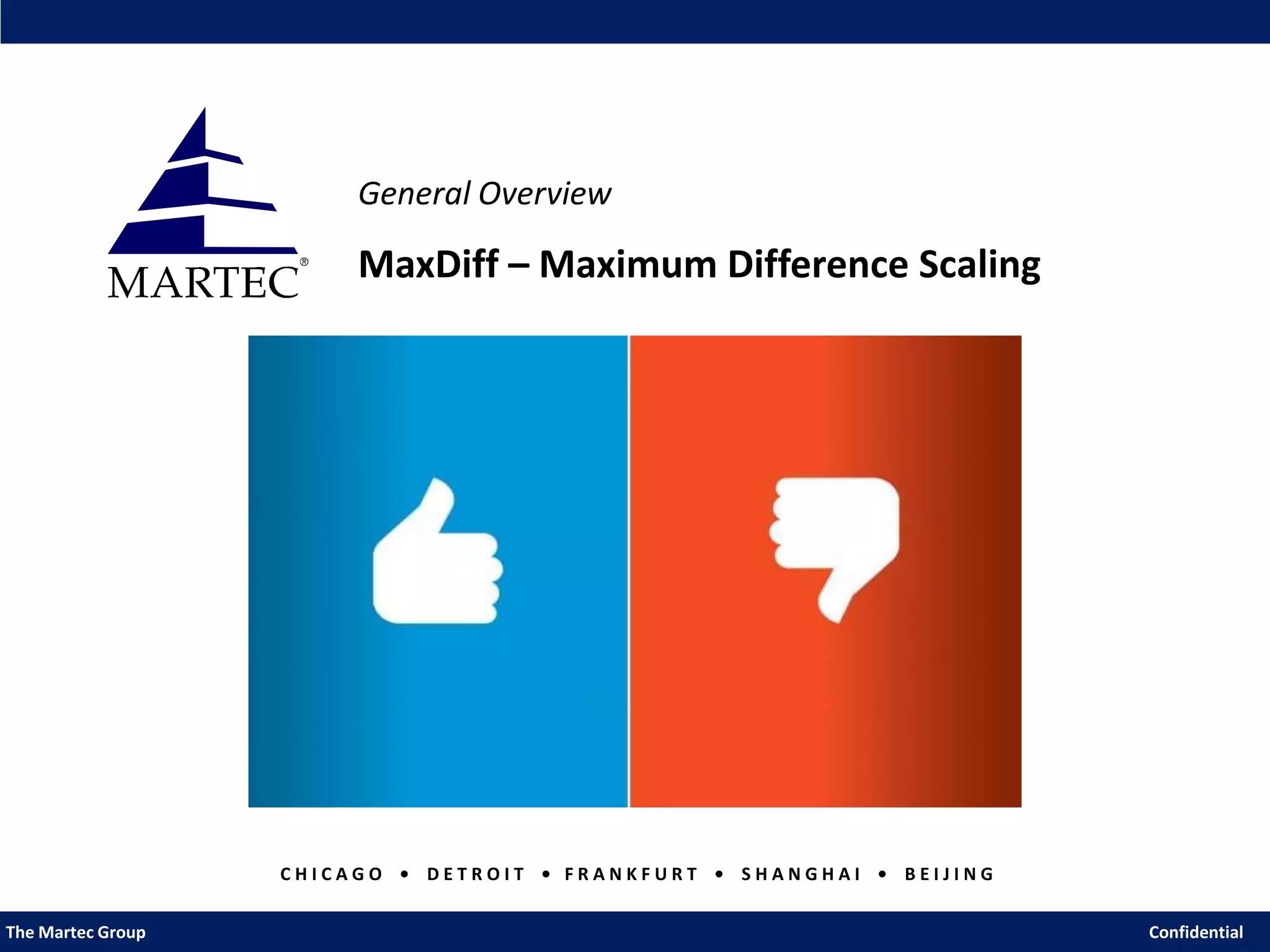 The Martec Group max diff overview | PPT