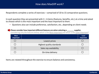 The Martec Group max diff overview | PPT