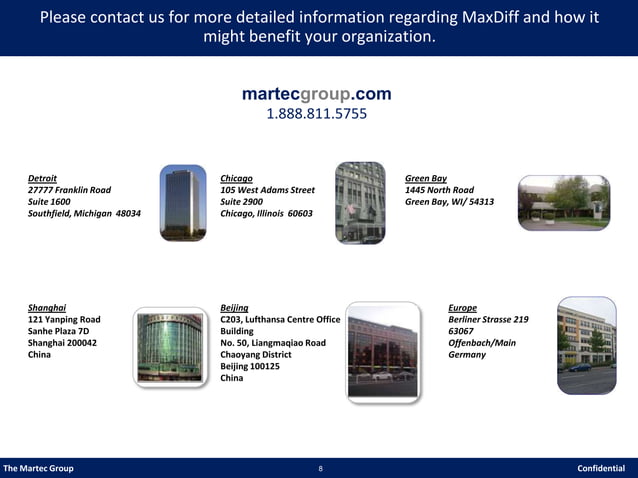 The Martec Group max diff overview | PPT