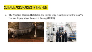THE SCIENCE BEHIND THE MARTIAN.pptx