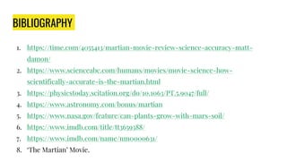 THE SCIENCE BEHIND THE MARTIAN.pptx