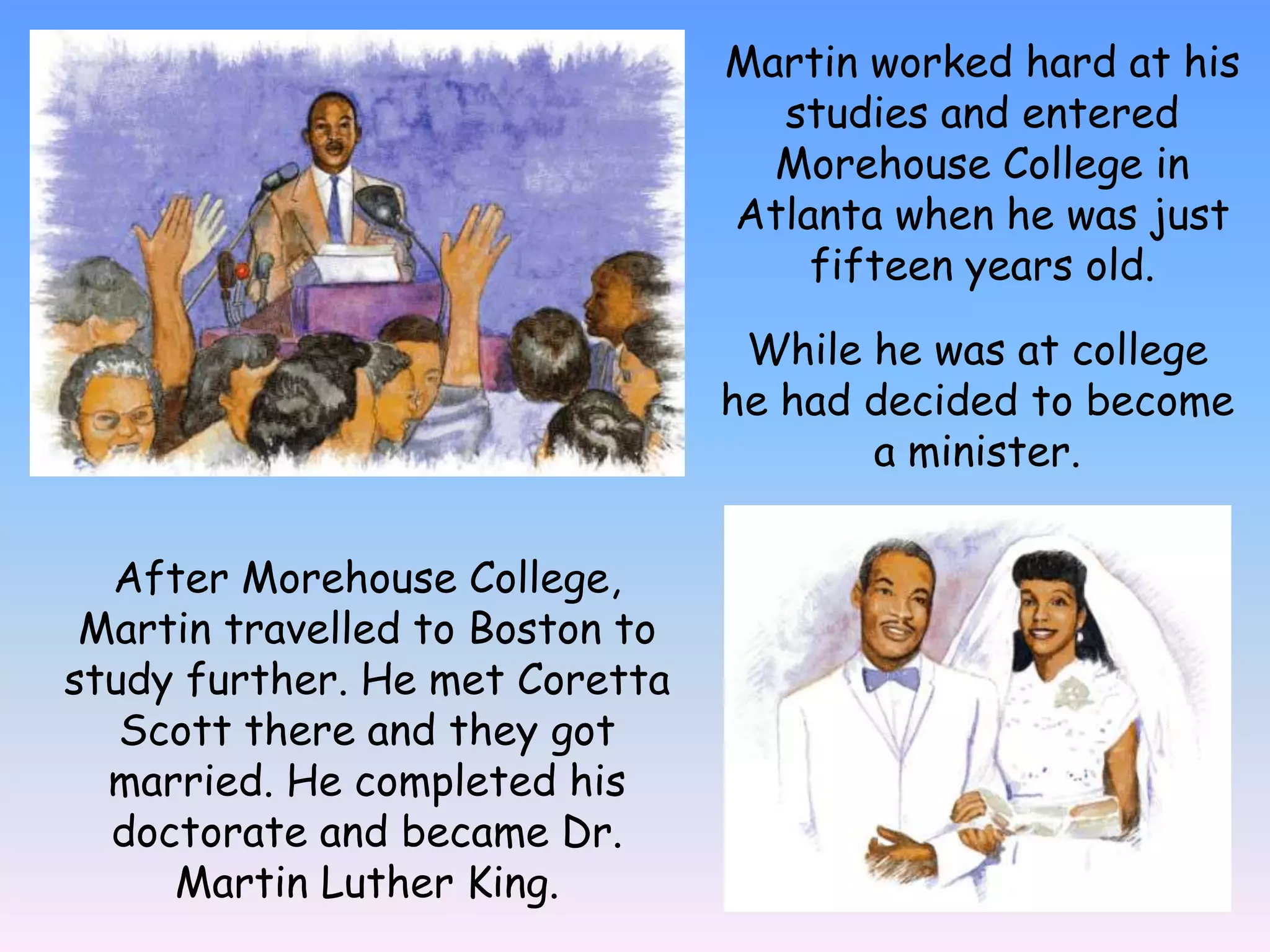 The martin luther king story | PPT