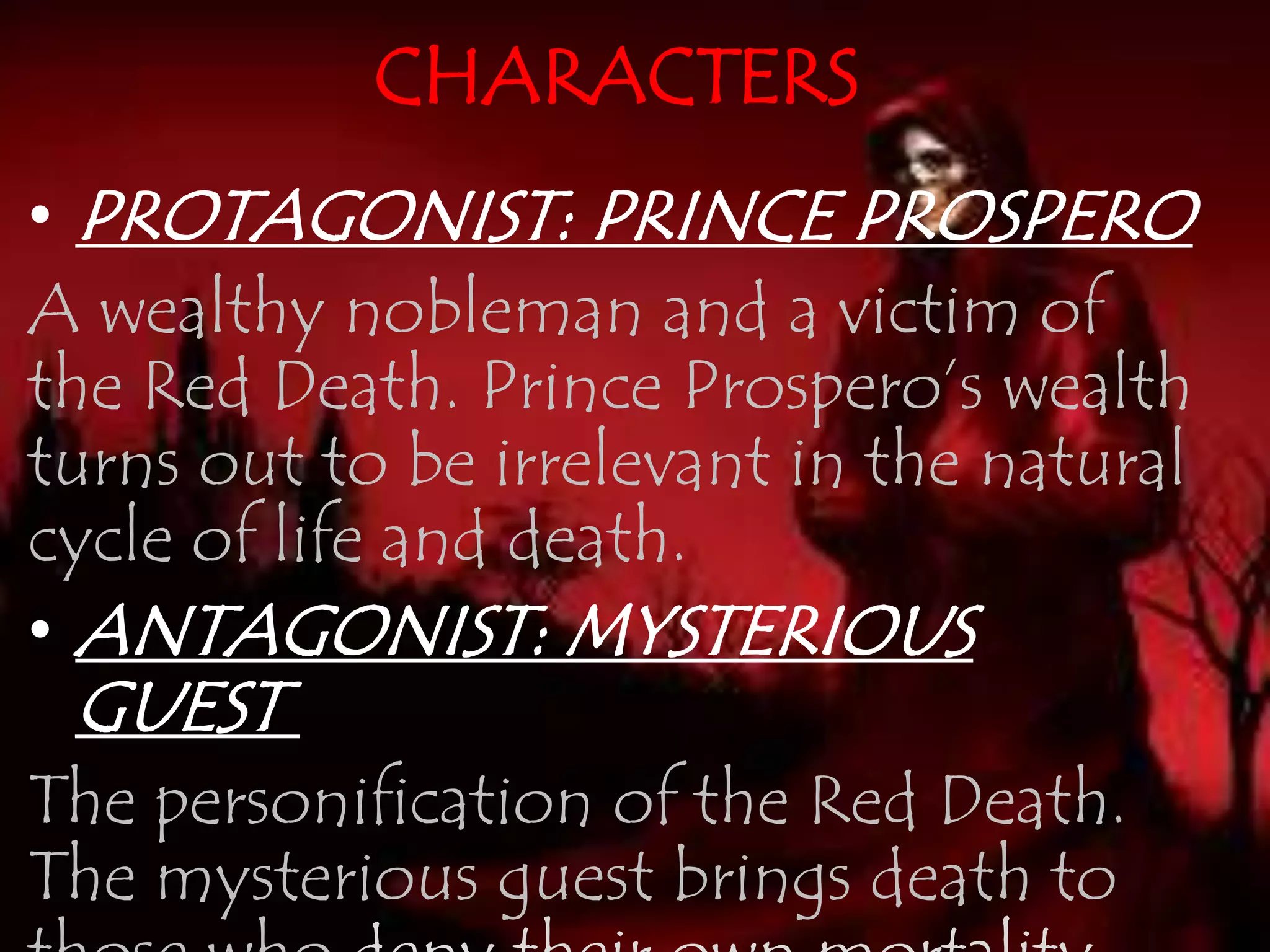 The masque of the red death | PPTX