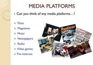 The Mass Media Presentation | PDF