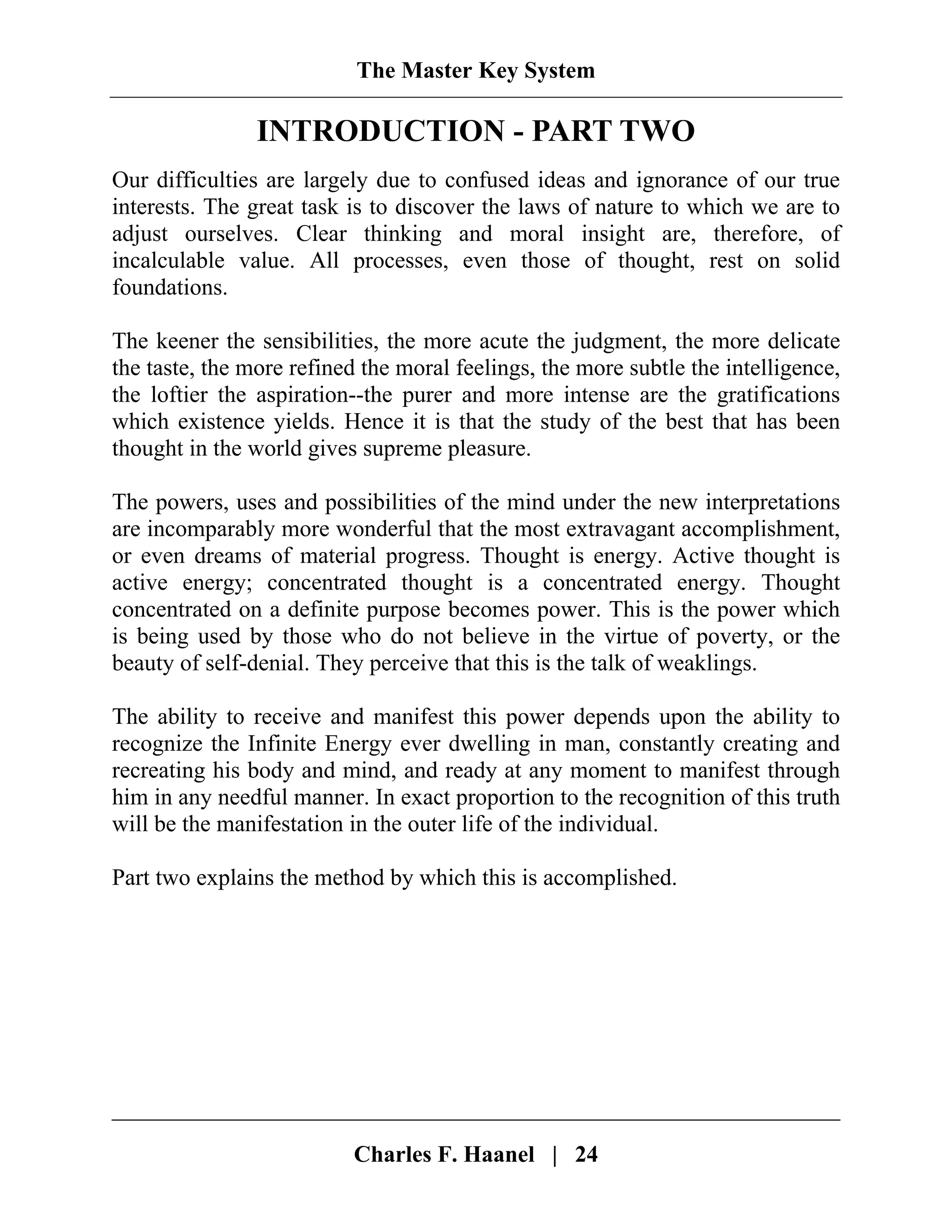 The Master Key System | PDF