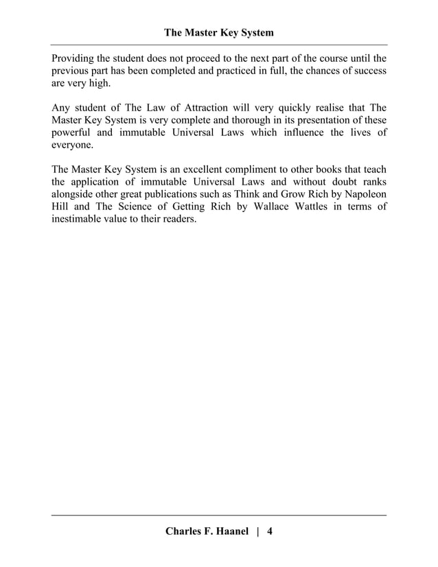 The Master Key System | PDF | Educational Assessment | Education