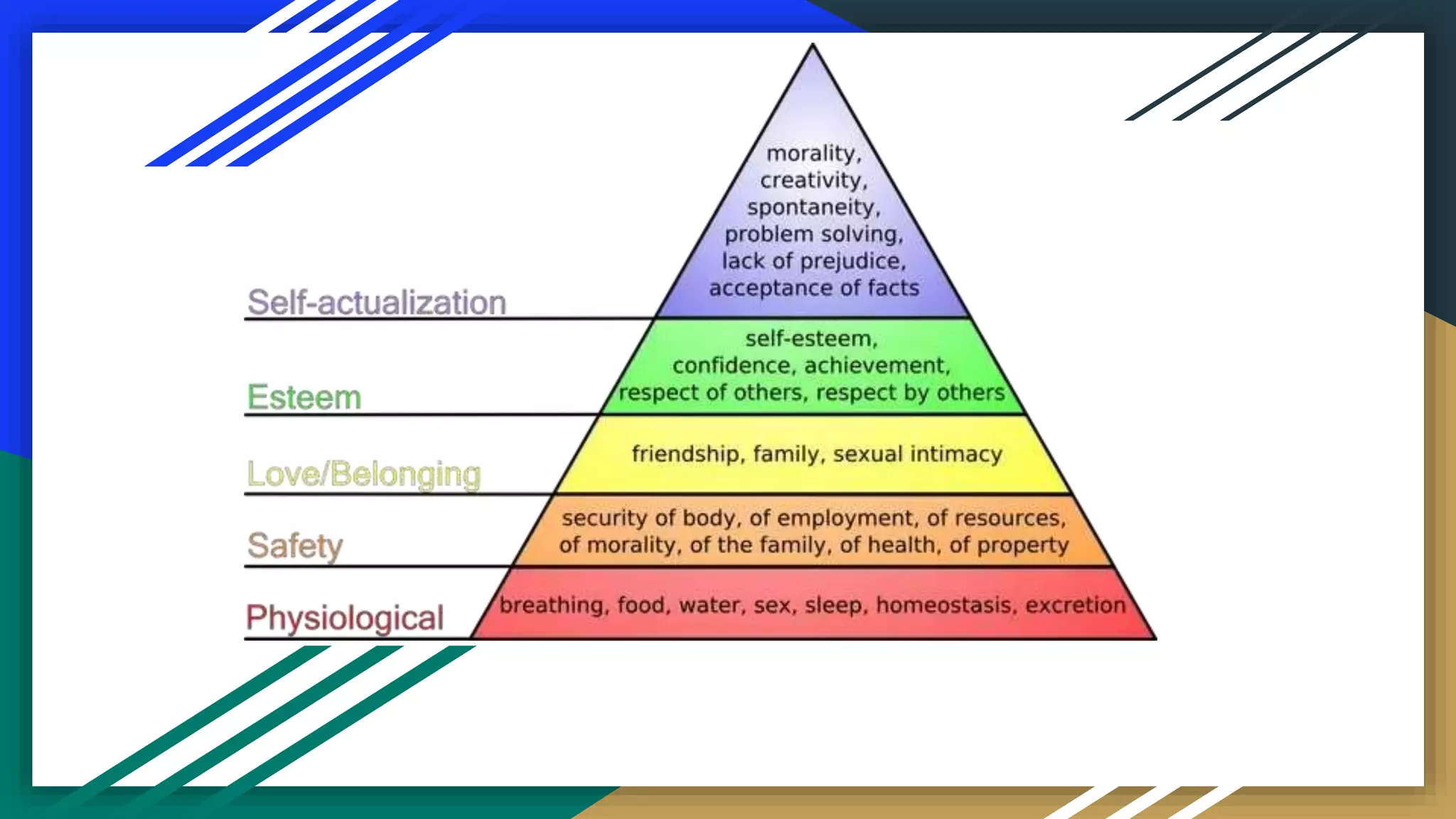 Understanding the Self | Unpacking the Self | The material self | PPTX