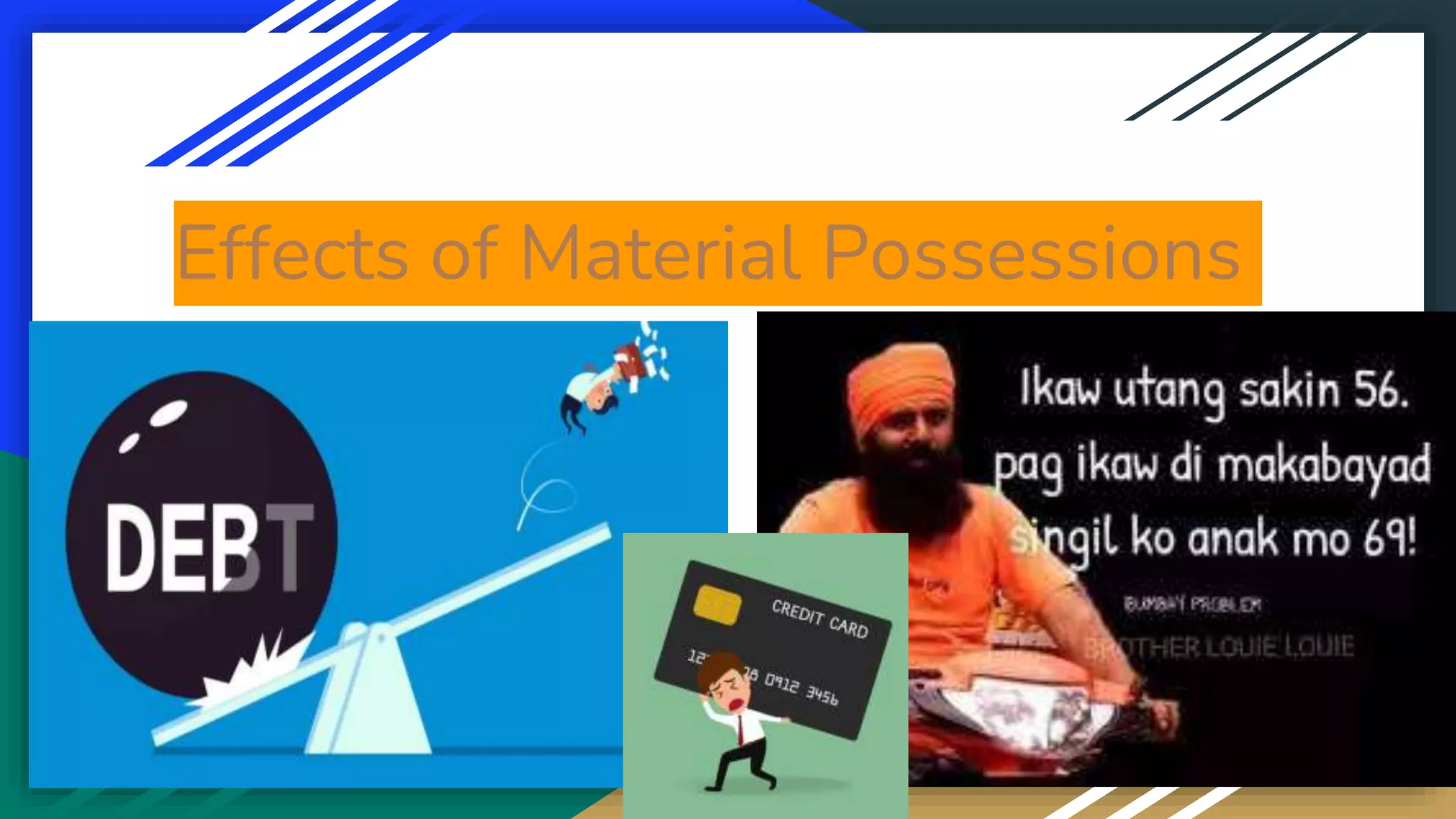 Understanding the Self | Unpacking the Self | The material self | PPTX