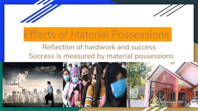 Understanding the Self | Unpacking the Self | The material self | PPTX