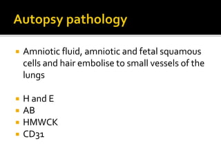 The maternal death autopsy | PPTX