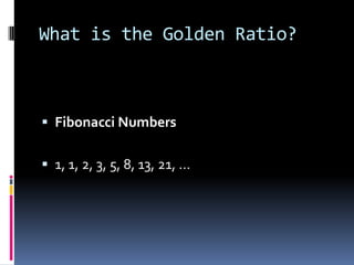 The math behind beauty | PPT