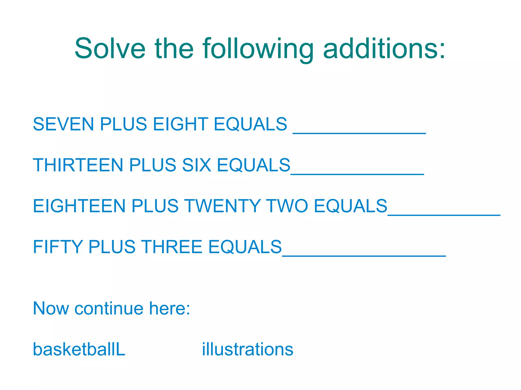 The mathematical operations | ODP