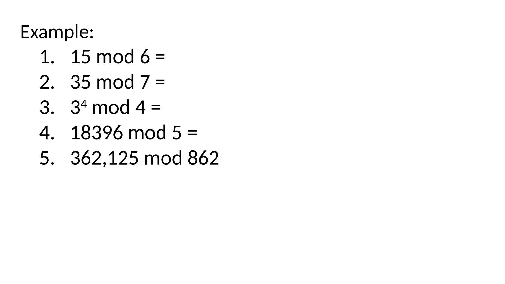 THE MATHEMATICAL SYSTEM Modular Arithmetic | PPTX