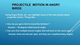 The Mathematics of Angry Birds | PPTX