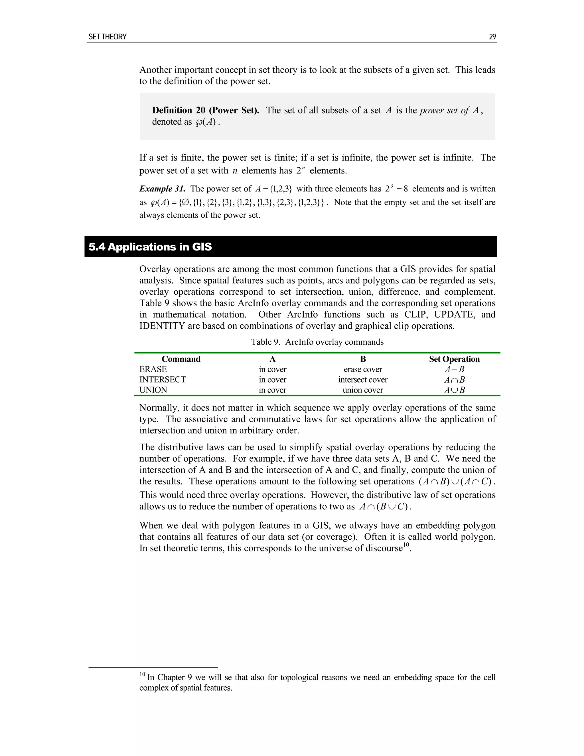 The Mathematics of GIS | PDF