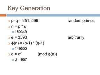 The Mathematics of RSA Encryption | PPTX | Programming Languages | Computing