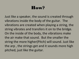 The math of the guitar | PPT