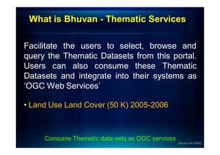 Thematic Data Dissemination through Bhuvan | PDF