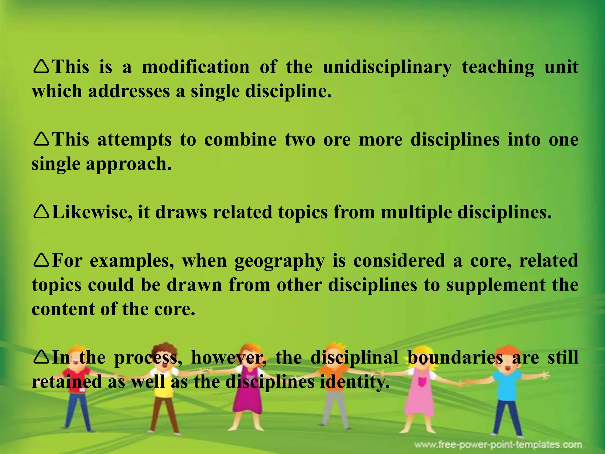 Thematic teaching | PPTX