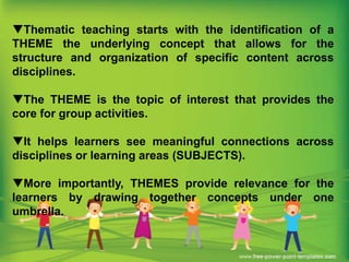 Thematic teaching | PPTX