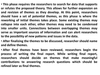 Thematic analysis | PPTX