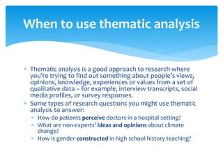THEMATIC ANALYSIS.pptx | Technology & Computing