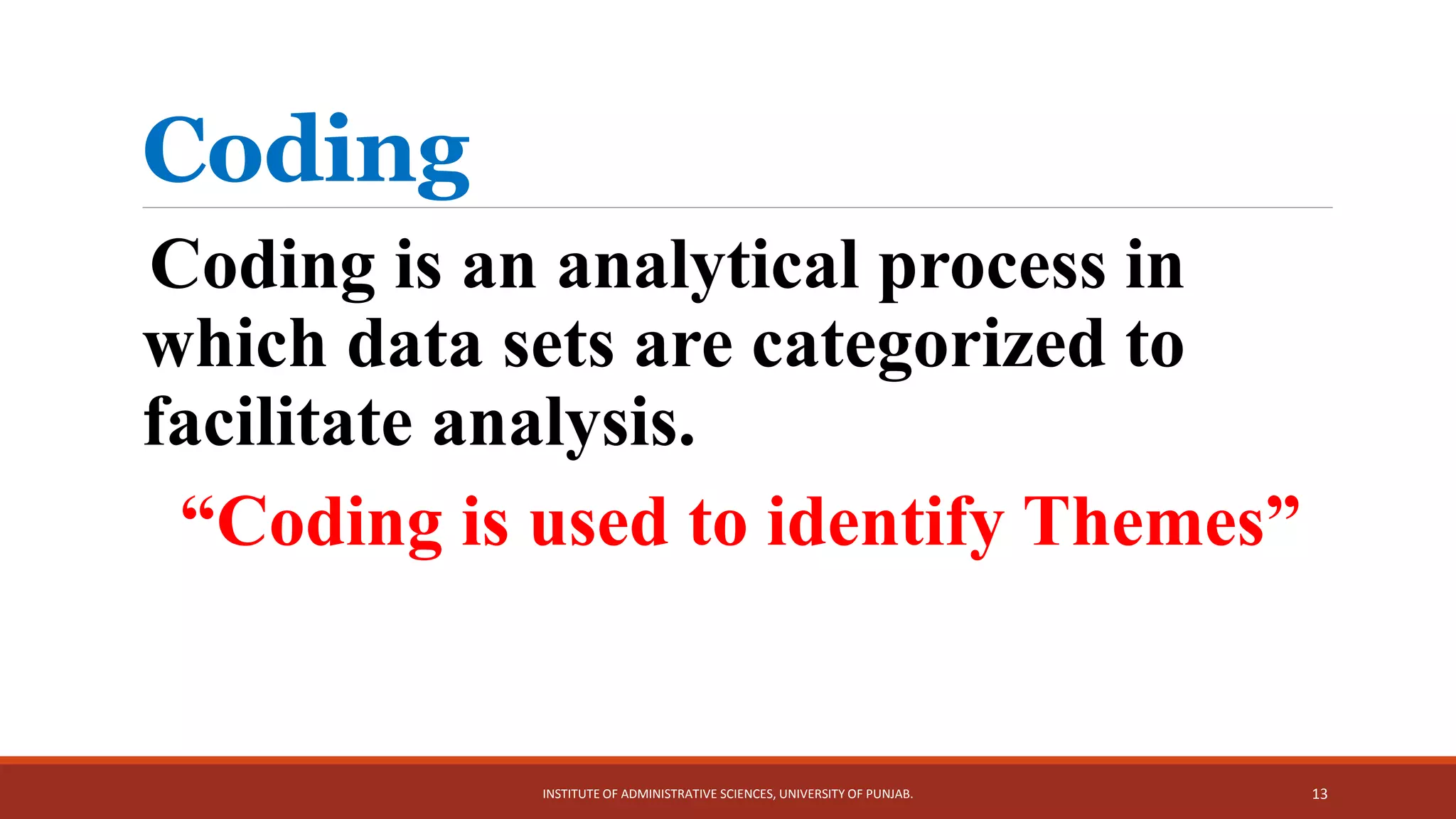 Thematic analysis in qualitative research Explained with Example | PPTX