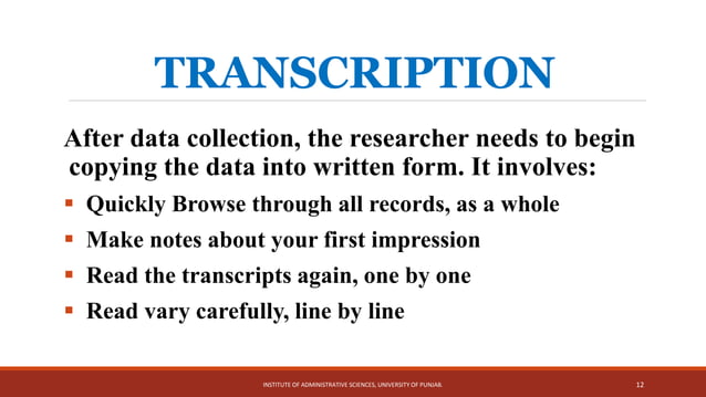Thematic analysis in qualitative research Explained with Example | PPTX